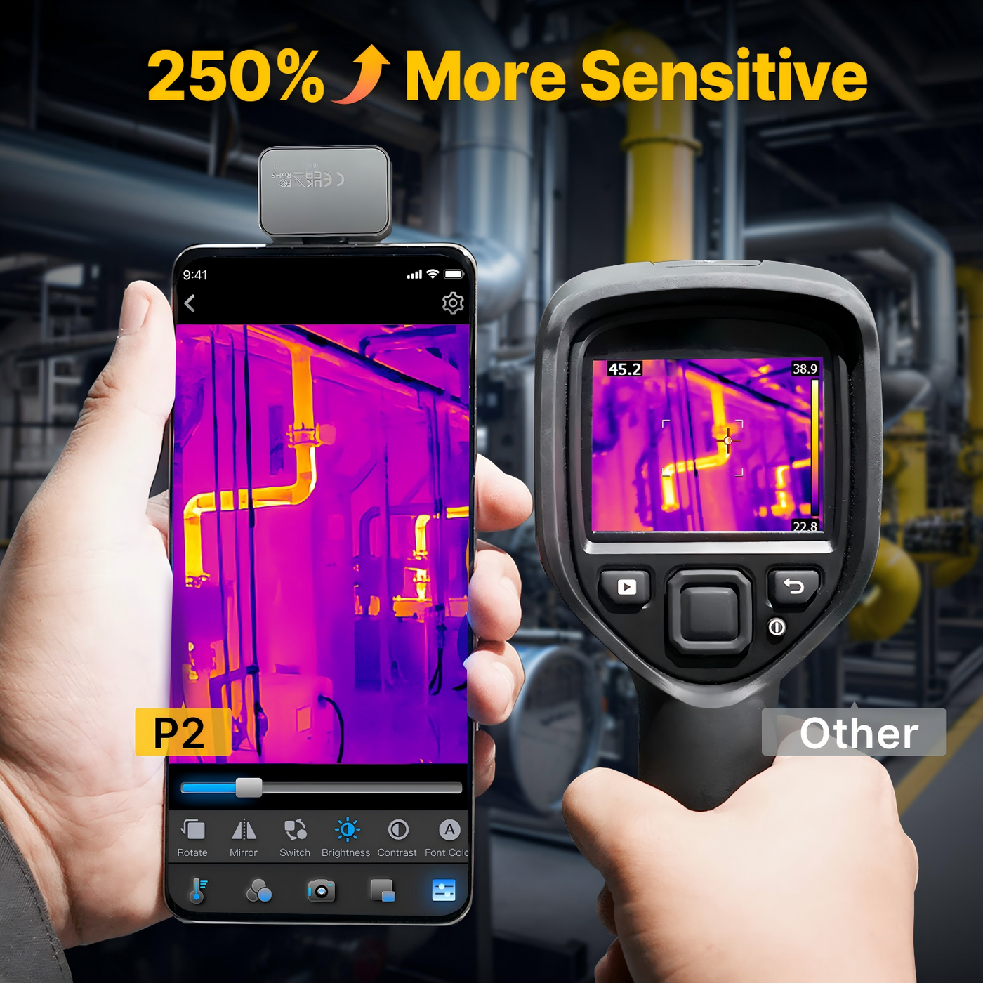 Thermal Master P2, World's 2nd Smallest Thermal Camera(Android ONLY)